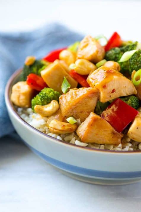 Spicy Chicken Stir Fry - Healthy Fitness Meals