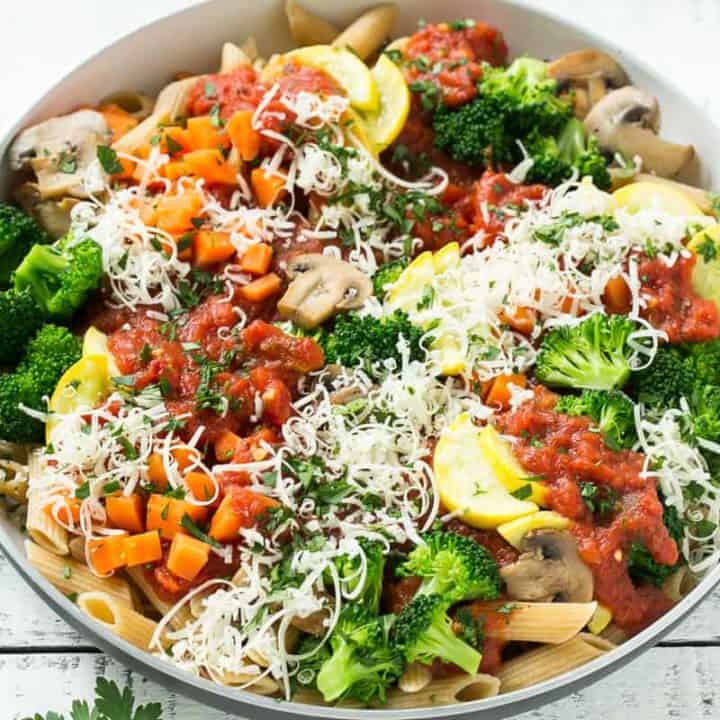 Spinach and Mushroom Pasta - Healthy Fitness Meals