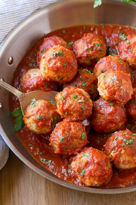 Italian Turkey Meatballs Recipe | Healthy Fitness Meals