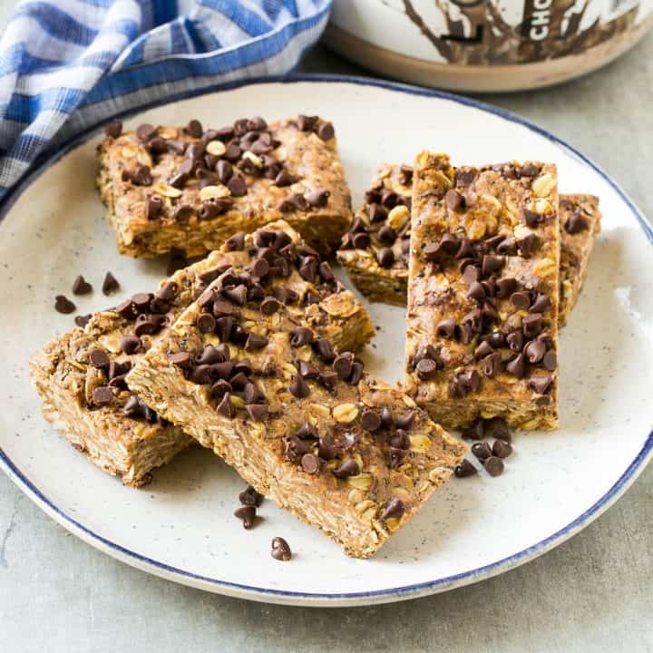 No-Bake Homemade Chocolate Protein Bars | Healthy Fitness Meals