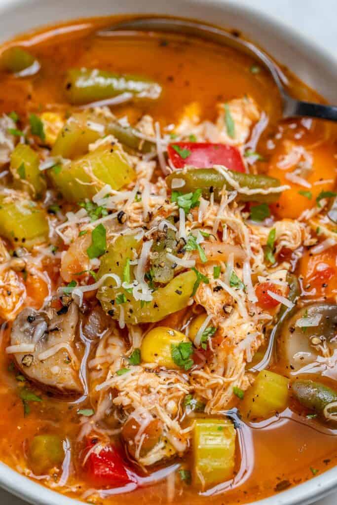 Easy Italian Chicken Veggie Soup Healthy Fitness Meals easy-italian-chicken-veggie-soup-healthy-fitness-meals