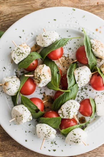Easy Caprese Skewers Recipe - Healthy Fitness Meals