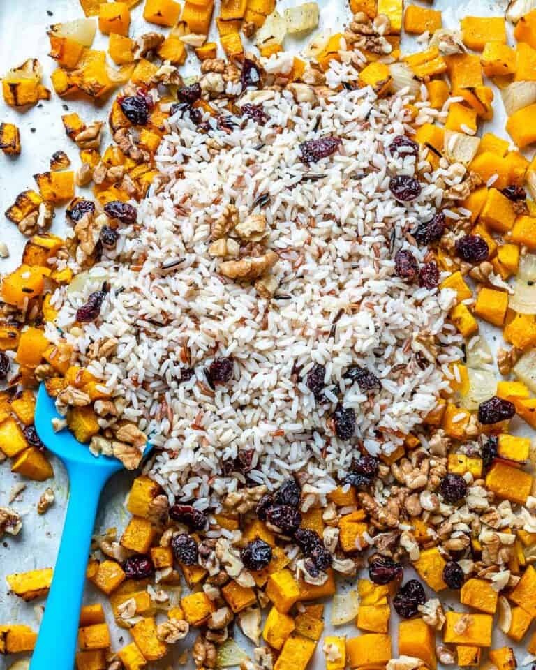 Wild Rice and Squash Pilaf Stuffing - Healthy Fitness Meals
