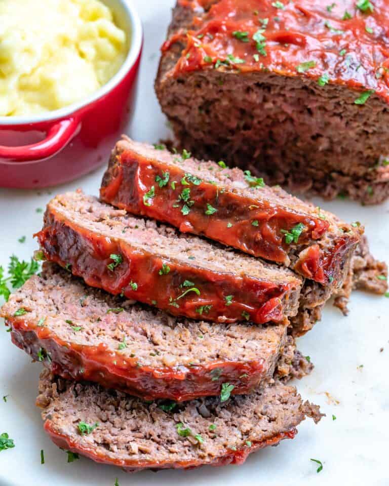 Easy Homemade Meatloaf Recipe | Healthy Fitness Meals