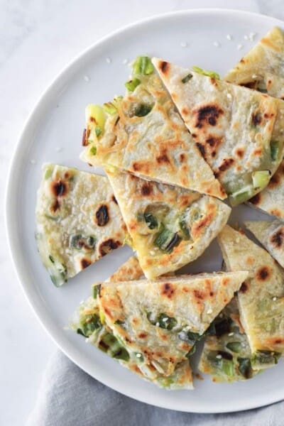 Chinese Scallion Sesame Pancakes | Healthy Fitness Meals