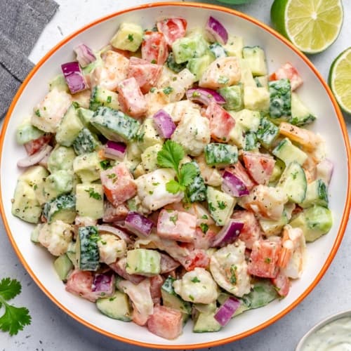Shrimp Avocado Salad | Healthy Fitness Meals