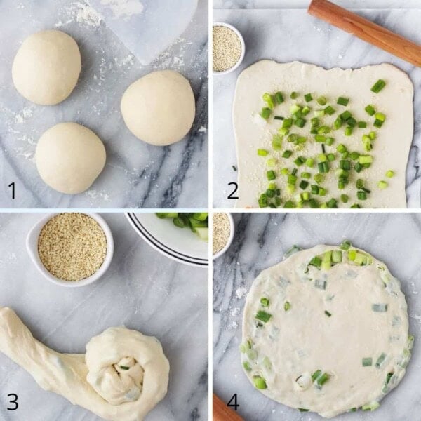 Chinese Scallion Sesame Pancakes | Healthy Fitness Meals