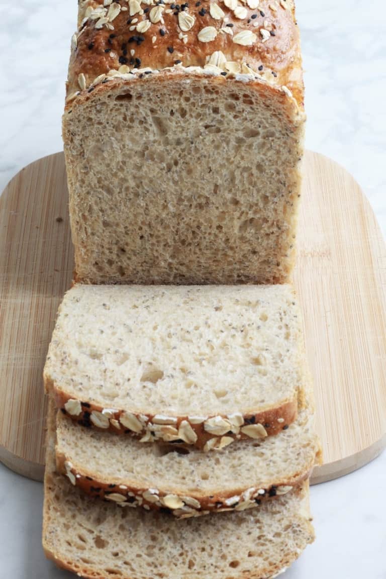 Homemade Chia Seed Whole Wheat Bread | Healthy Fitness Meals