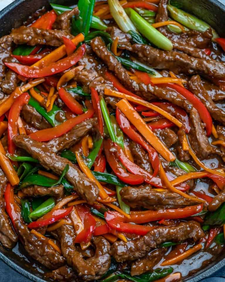 15 Minutes Mongolian Beef Stir Fry - Healthy Fitness Meals