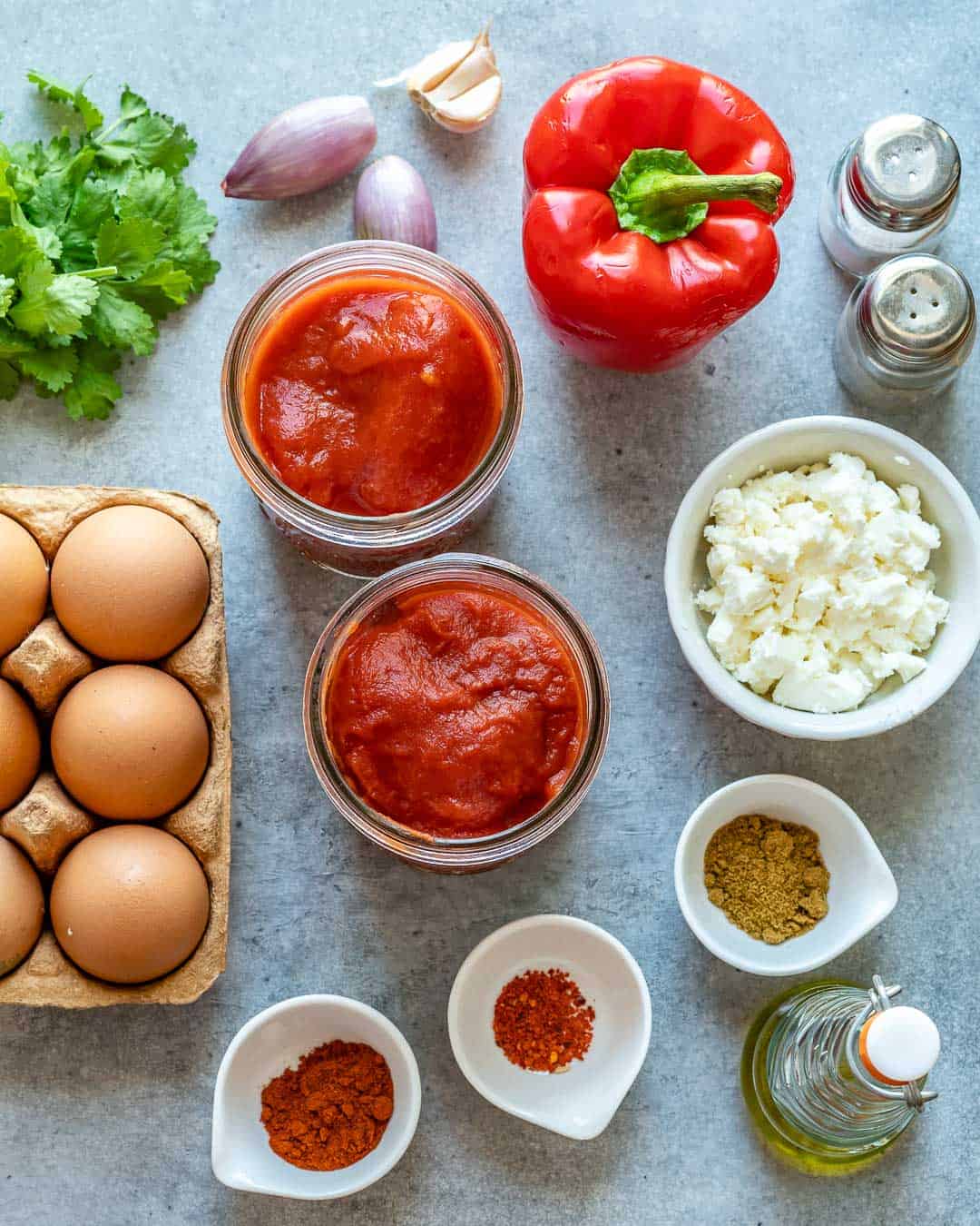 Easy Shakshuka Recipe With Feta - Healthy Fitness Meals