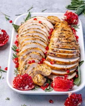 Maple Glazed Boneless Turkey Breast Roast - Healthy Fitness Meals
