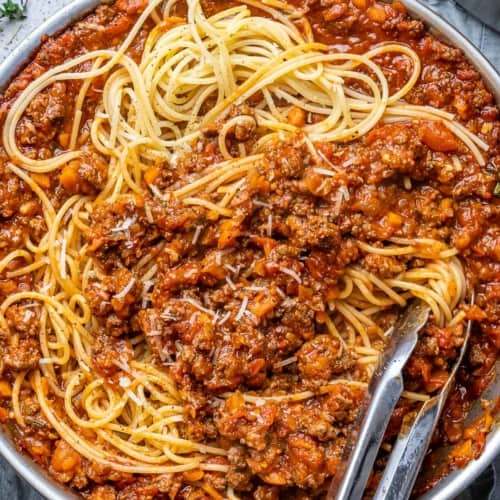 The BEST Beef Bolognese Sauce Recipe | Healthy Fitness Meals