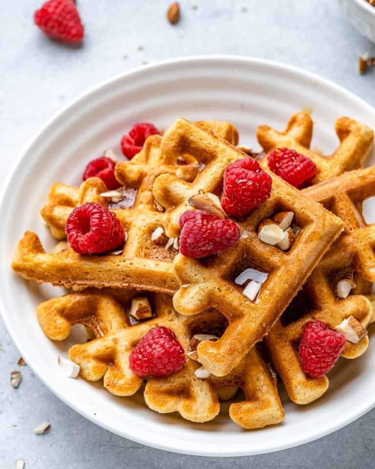 Crispy and Fluffy Keto Waffles | Healthy Fitness Meals