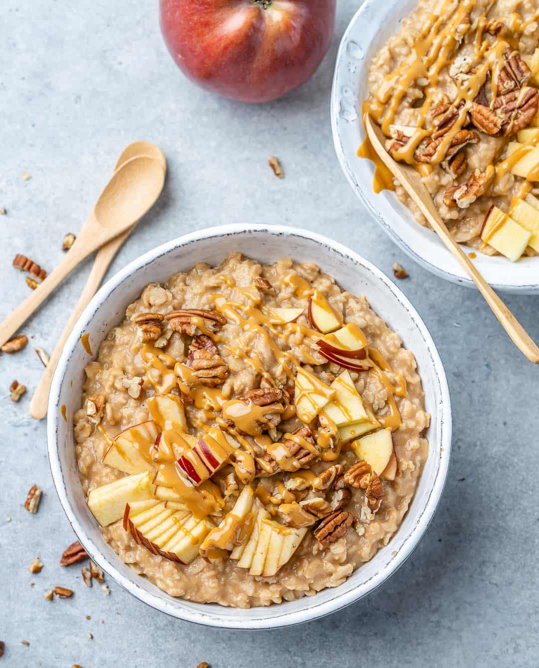 Peanut Butter Oatmeal Breakfast Bowl | Healthy Fitness Meals
