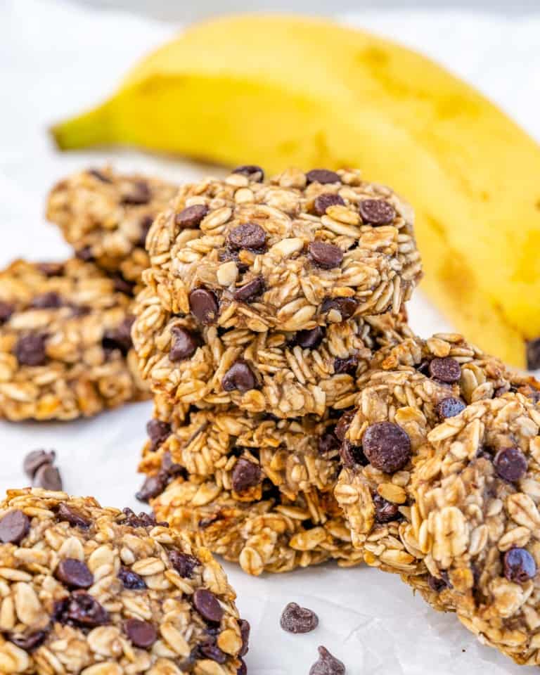 3-Ingredient Healthy Banana Oatmeal Cookies - Healthy Fitness Meals