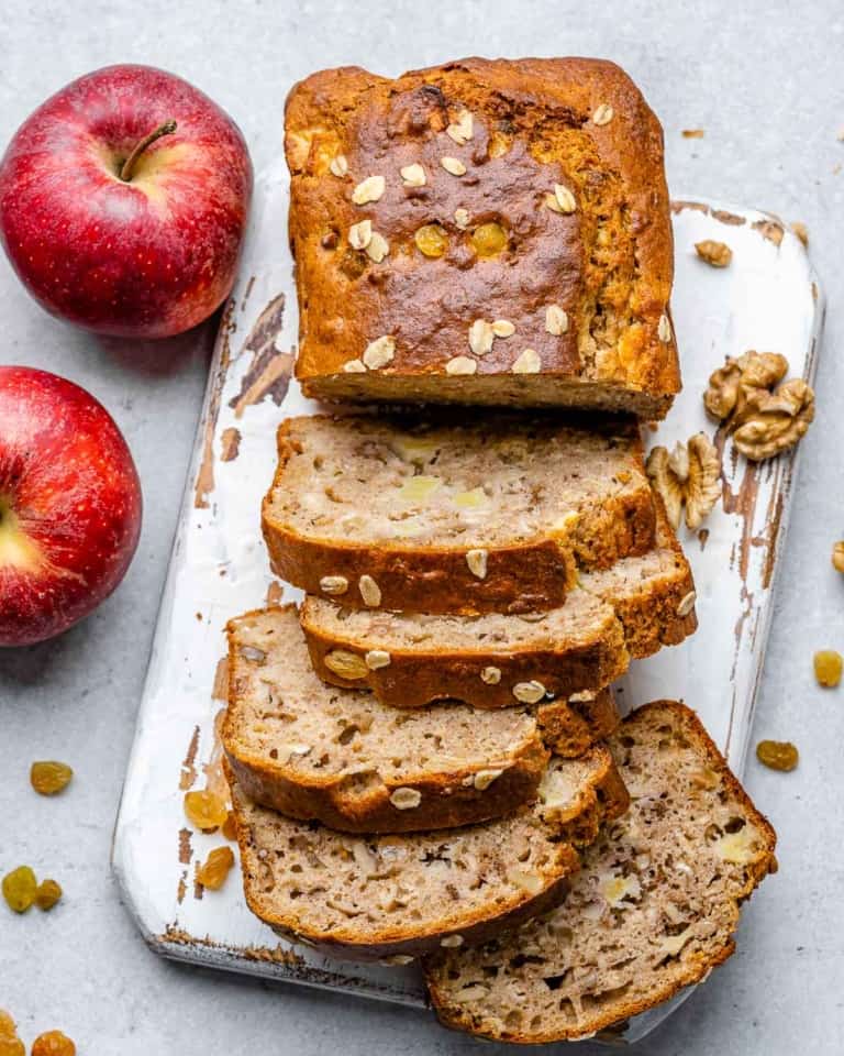 Healthy Apple Walnut Bread Recipe - Healthy Fitness Meals