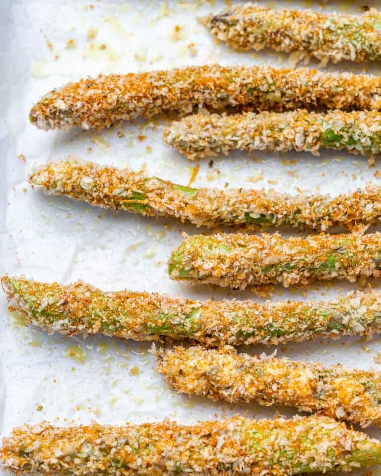 Crispy oven-baked asparagus - Healthy Fitness Meals