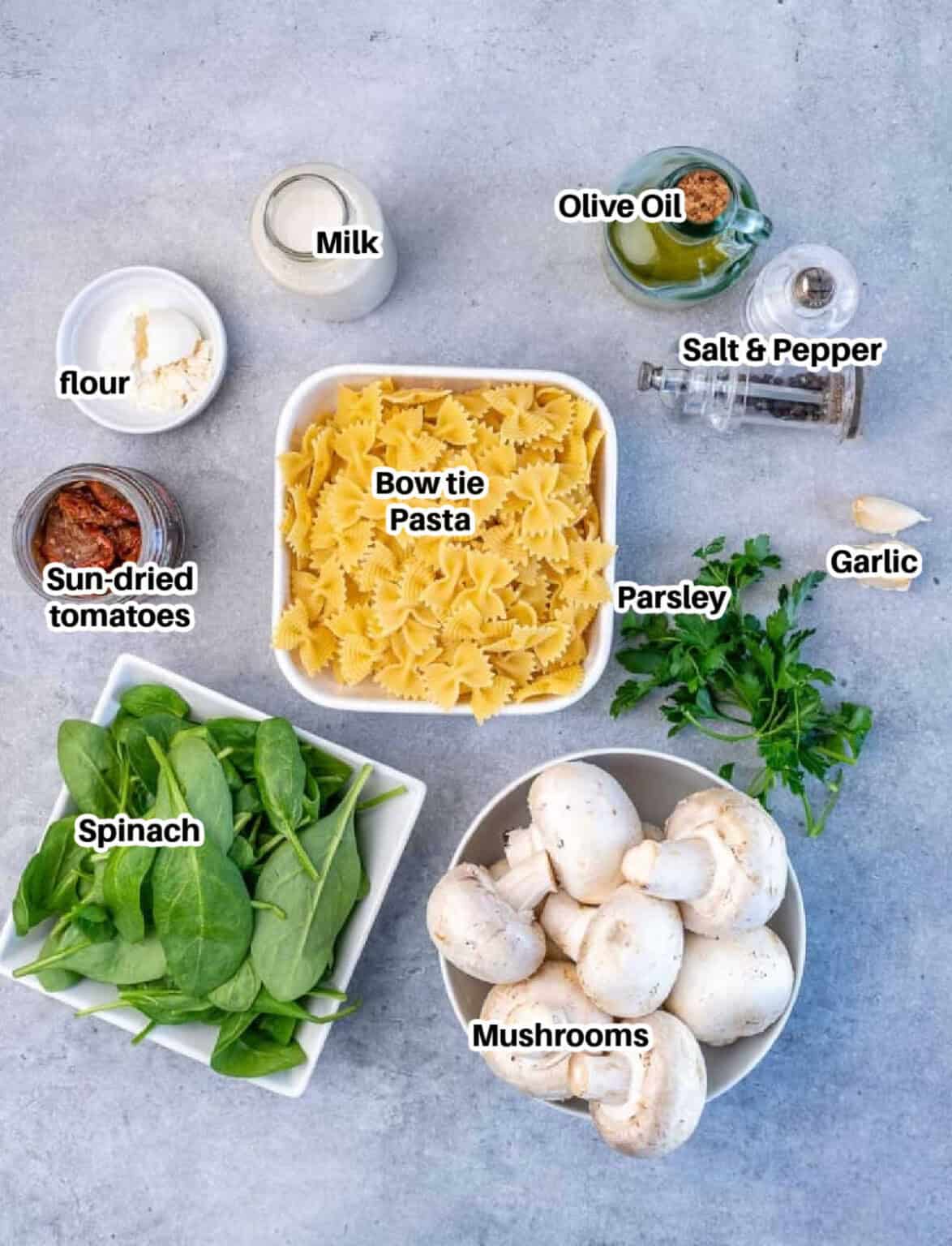 Spinach and Mushroom Pasta - Healthy Fitness Meals