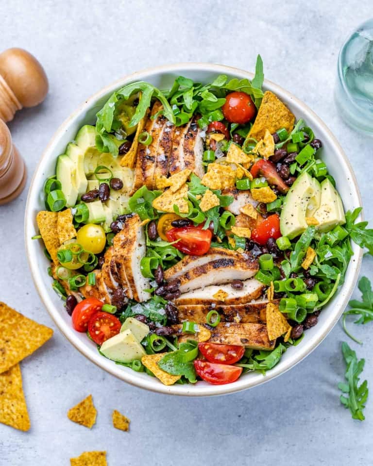 Santa FE Grilled Chicken Salad - Healthy Fitness Meals