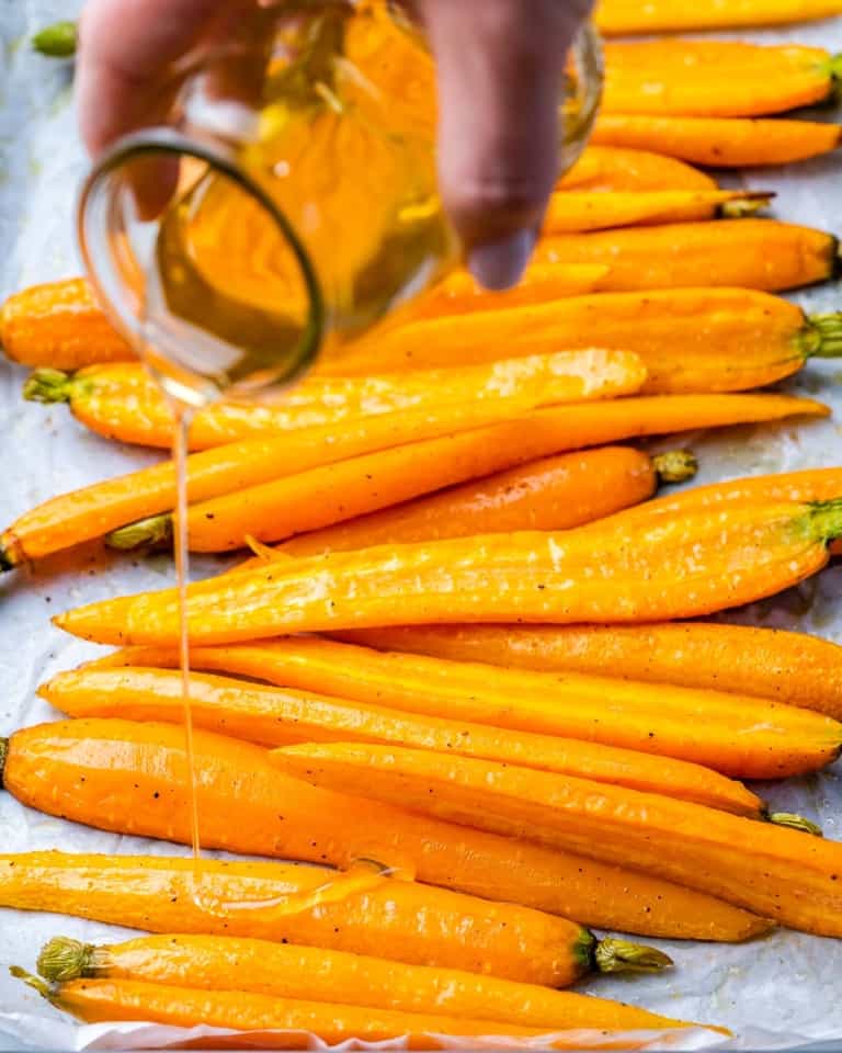 Roasted Honey Balsamic Glazed Carrots - Healthy Fitness Meals