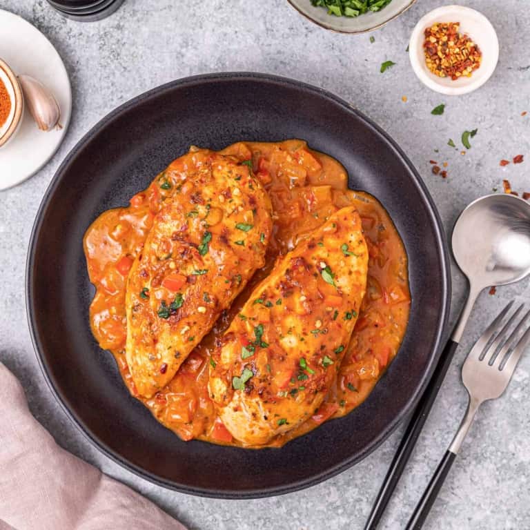 Creamy Peri Peri Chicken Skillet - Healthy Fitness Meals