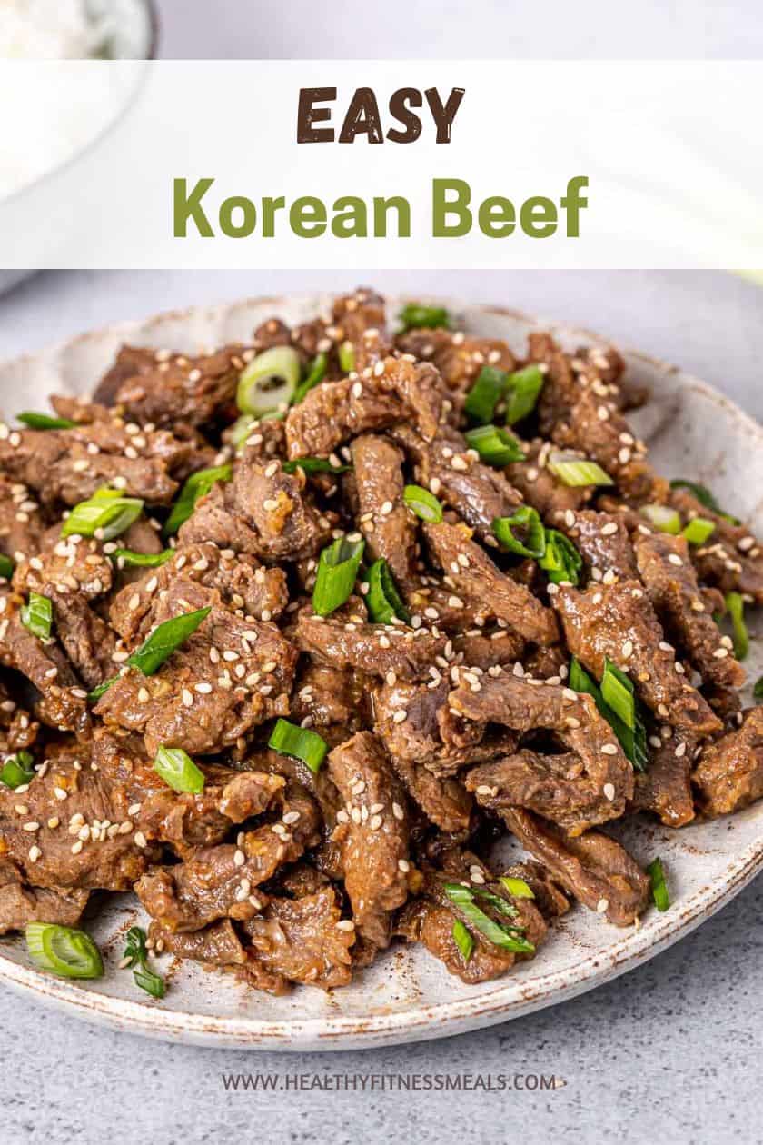 Easy Korean Beef Recipe - Healthy Fitness Meals
