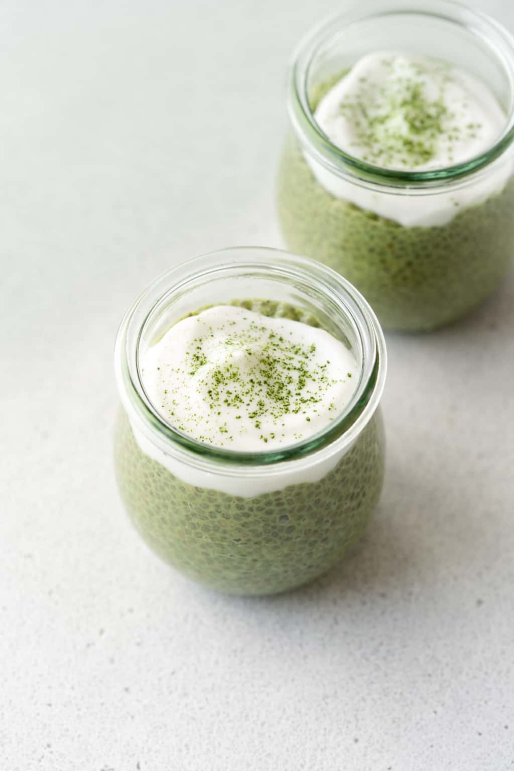 Easy Matcha Chia Pudding - Healthy Fitness Meals