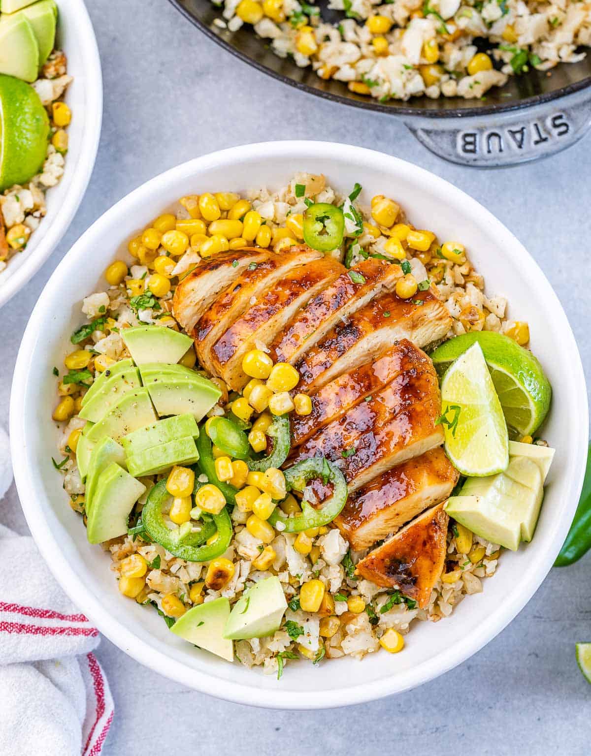 Chipotle Chicken Rice Bowl - Healthy Fitness Meals