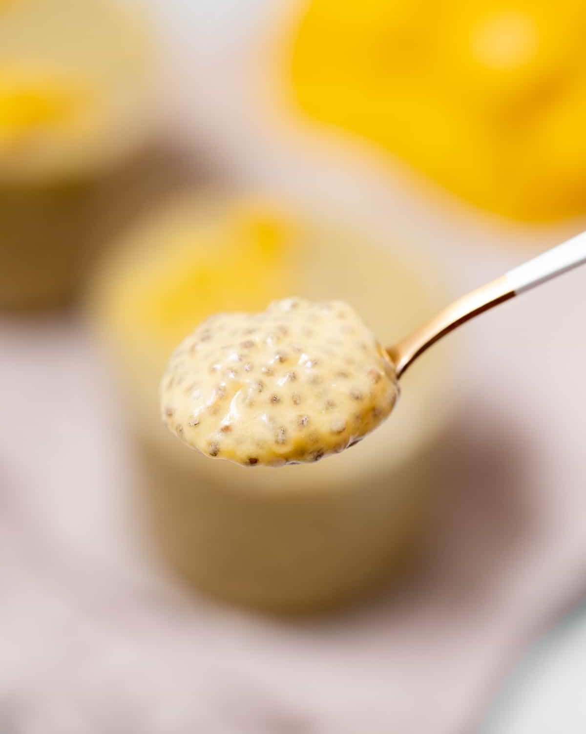 My kids love this Mango Chia Pudding - Healthy Fitness Meals