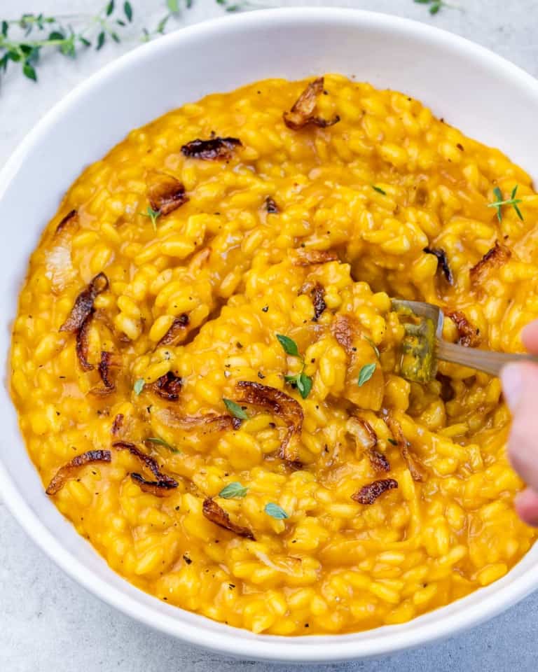 Easy Pumpkin Risotto - Healthy Fitness Meals