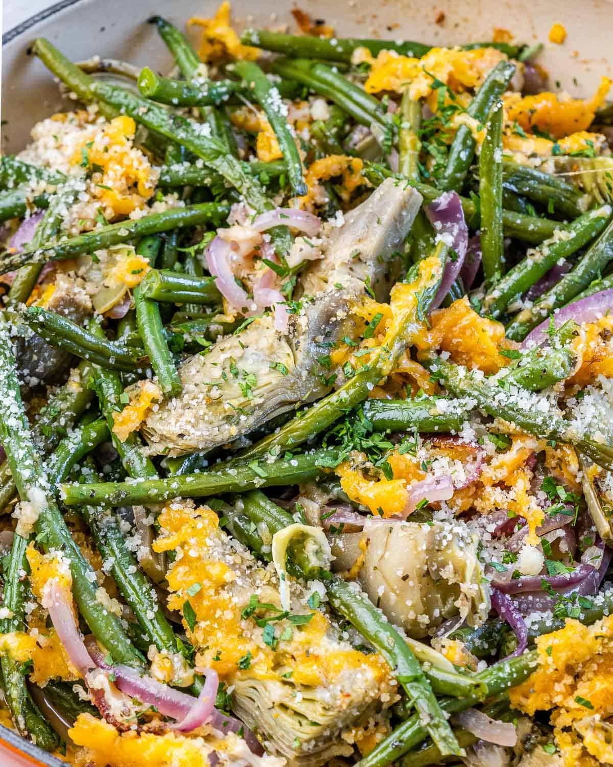 String Bean And Artichoke Casserole