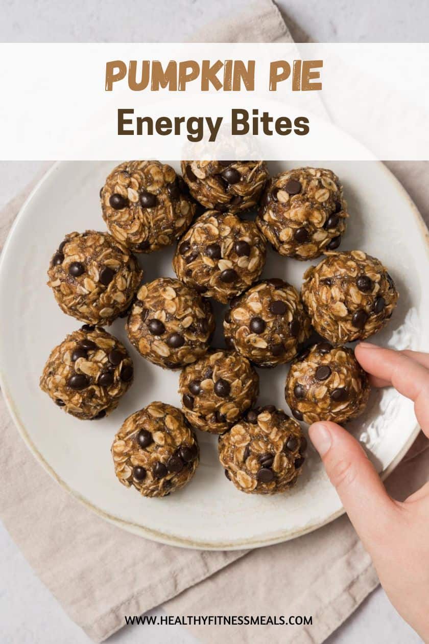 Pumpkin Pie Energy Bites - Healthy Fitness Meals