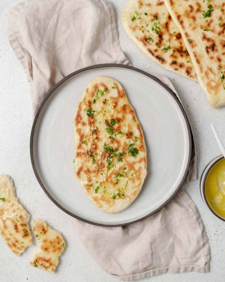 Amazing Garlic Naan Bread Recipe - Healthy Fitness Meals