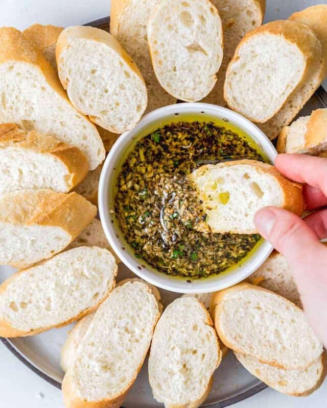Restaurant Style Olive Oil Bread Dip - Healthy Fitness Meals