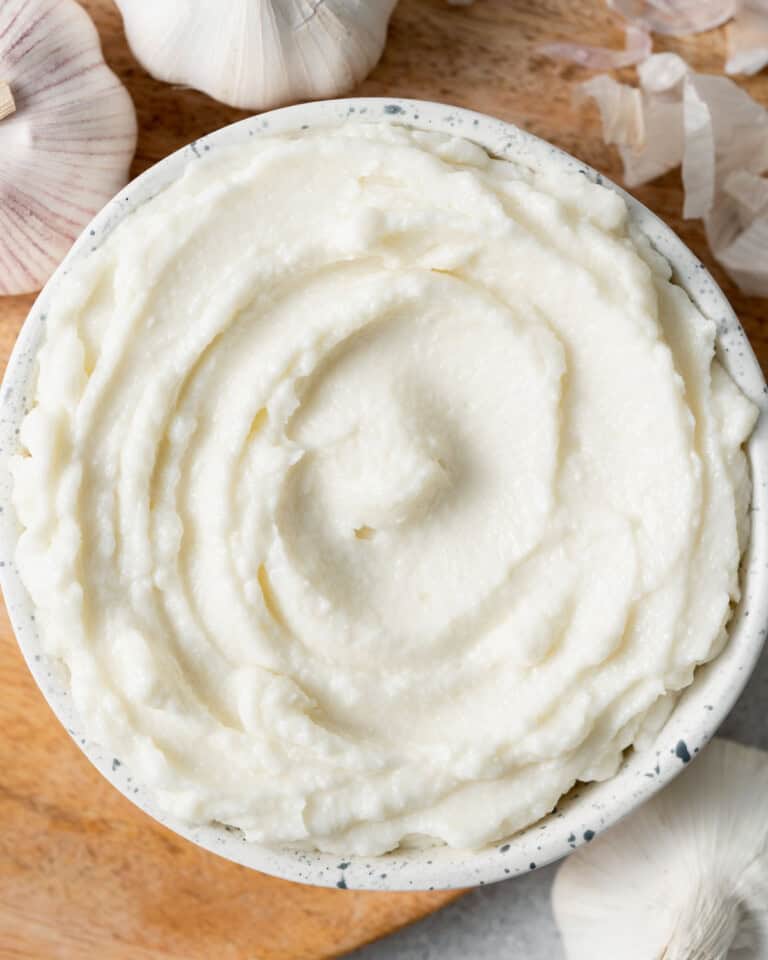 Lebanese Garlic Sauce - Healthy Fitness Meals