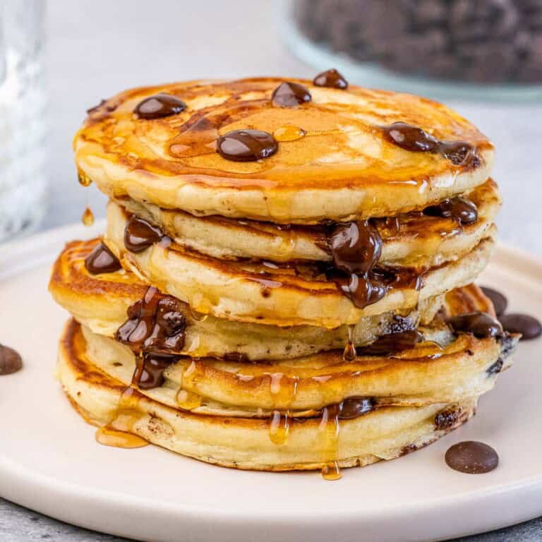 Chocolate Chip Pancakes - Healthy Fitness Meals