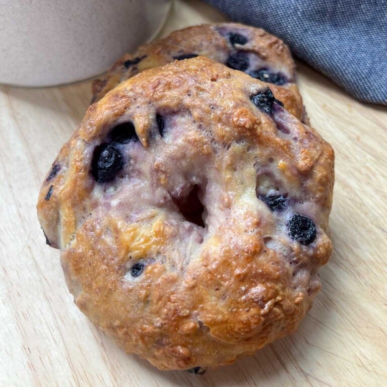 High Protein High Protein Blueberry Bagels - Healthy Fitness Meals