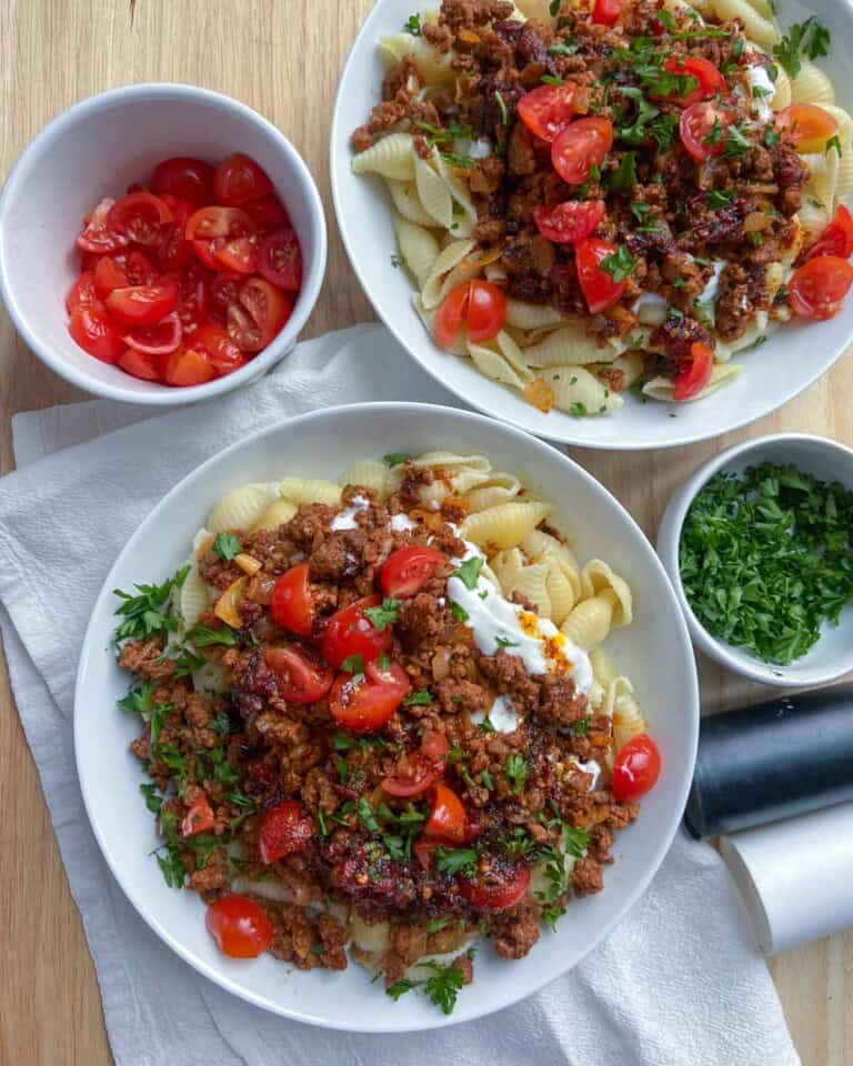 Anna Paul's Viral Turkish Pasta - Healthy Fitness Meals