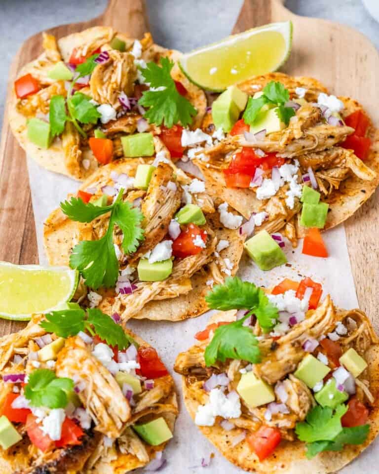 Chicken Tostadas - Healthy Fitness Meals
