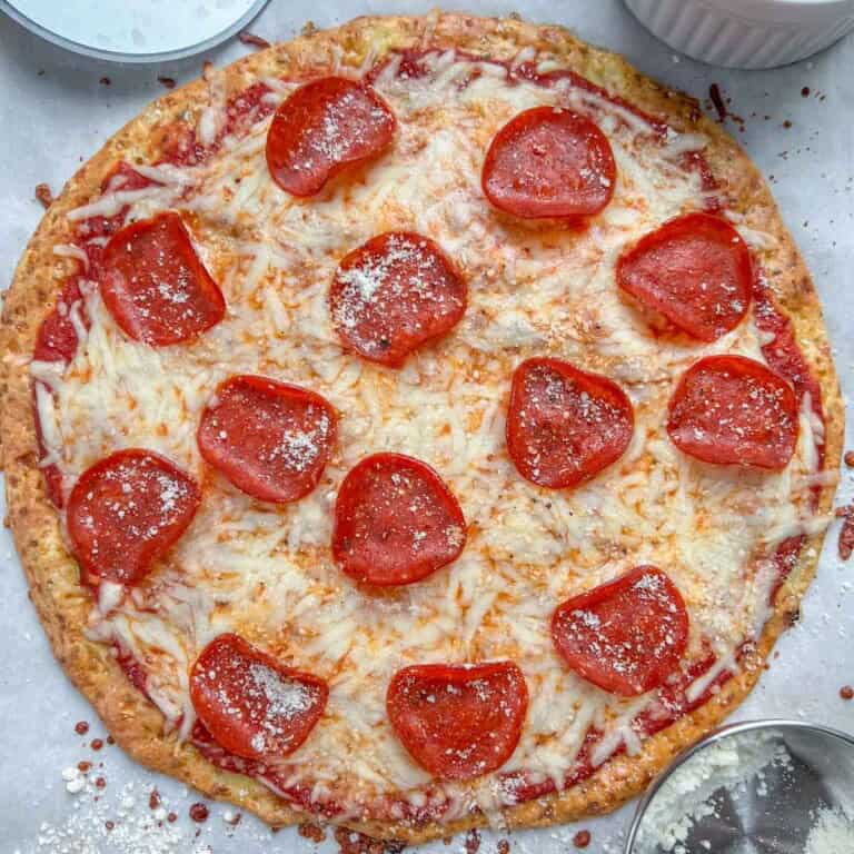 High Protein Cottage Cheese Pizza Crust - Healthy Fitness Meals