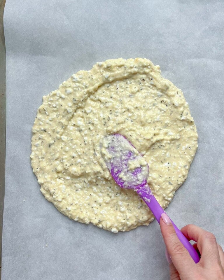 High Protein Cottage Cheese Pizza Crust - Healthy Fitness Meals