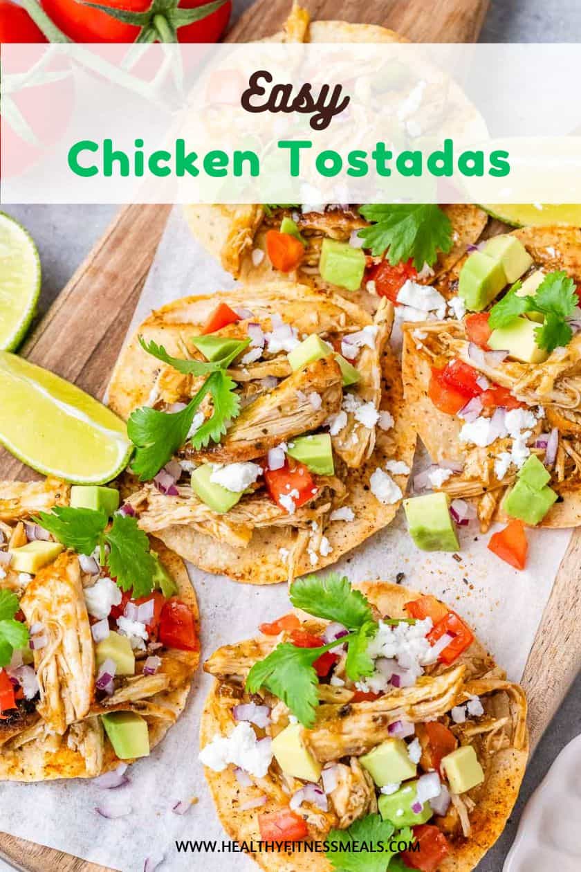 Chicken Tostadas - Healthy Fitness Meals