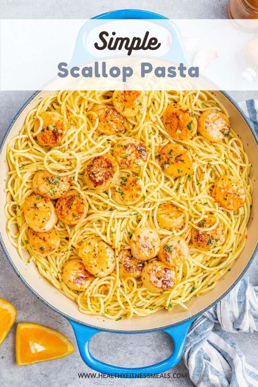 Zesty Scallop Pasta - Healthy Fitness Meals