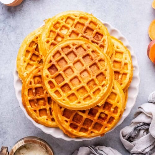 Savory Sweet Potato Waffles - Healthy Fitness Meals