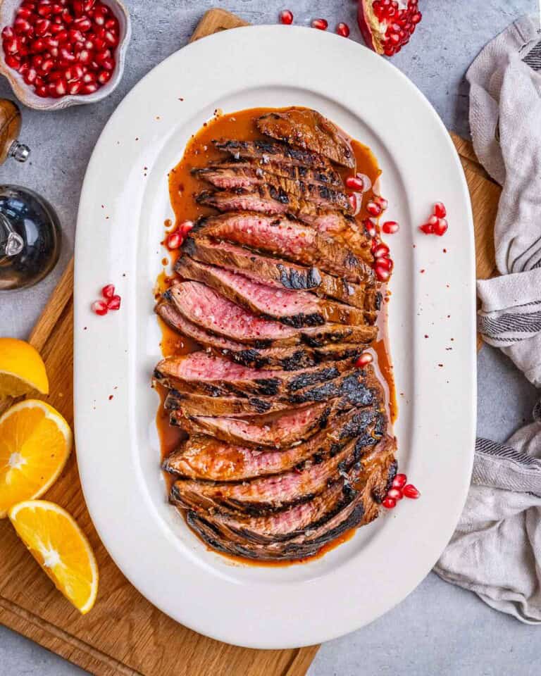 Marinated Flank Steak (Tender & Juicy) - Healthy Fitness Meals