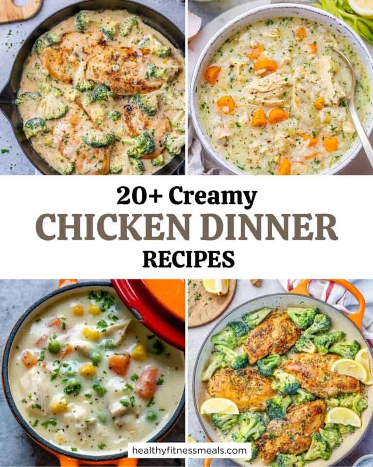 20+ Creamy Chicken Dinner Recipes for Busy Nights - Healthy Fitness Meals