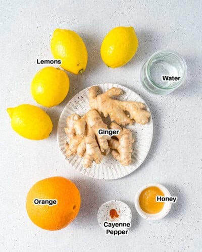 Lemon Ginger Shots (Ready in 10 minutes) - Healthy Fitness Meals