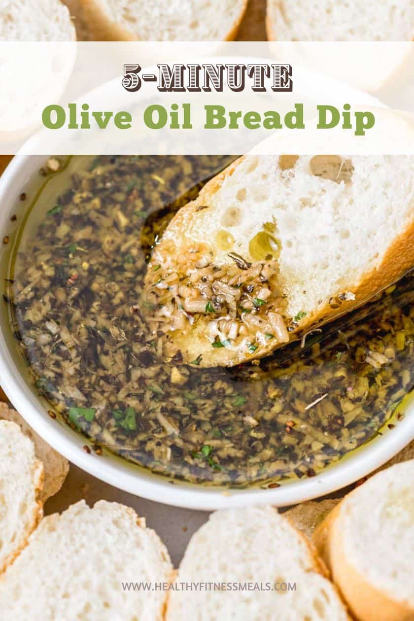 Restaurant Style Olive Oil Bread Dip - Healthy Fitness Meals